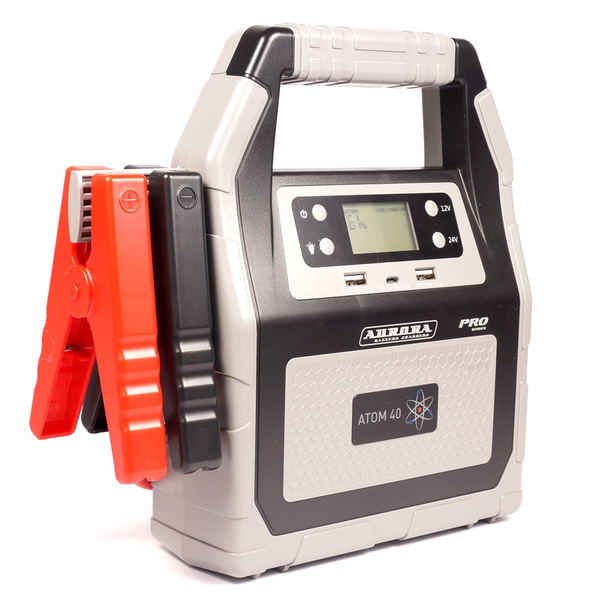 Профессиональное пусковое устройство AURORA ATOM 40 40000 мА/ч (12/24В) - купить с доставкой по ...