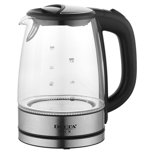 Купить электрический чайник Delta Lux DL-1204B, Пластик/стекло по ...