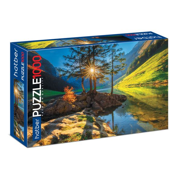 Пазлы Hatber "Горный пейзаж" 1000 элементов 680х450мм - купить с доставкой по выгодным ценам в ...