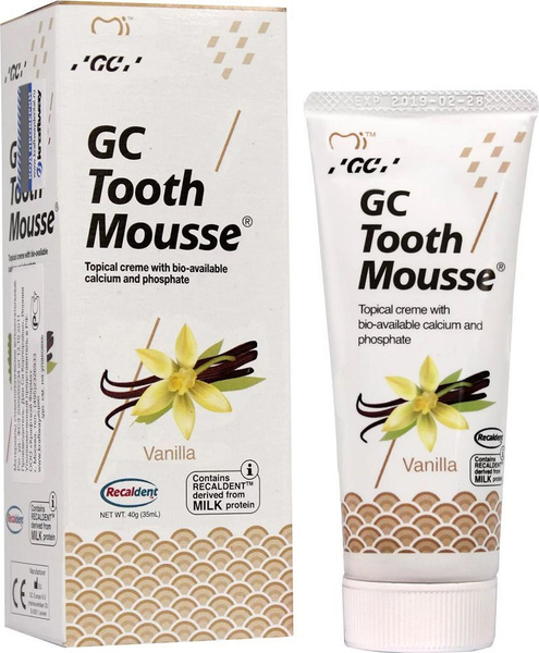 Зубной гель GC Tooth Mousse, для восстановления и укрепления эмали ...