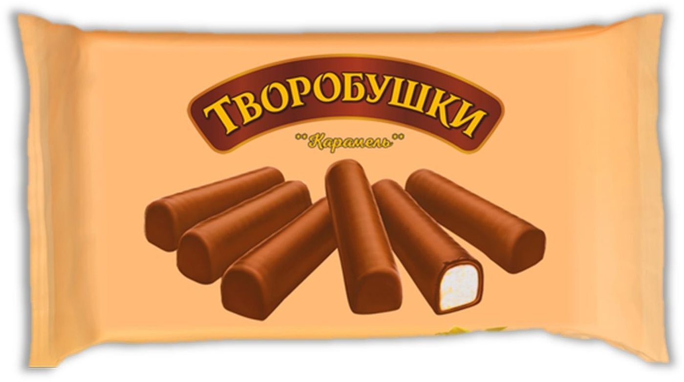 Сырок Творобушки Карамель, глазированный, 180 г — купить в интернет ...