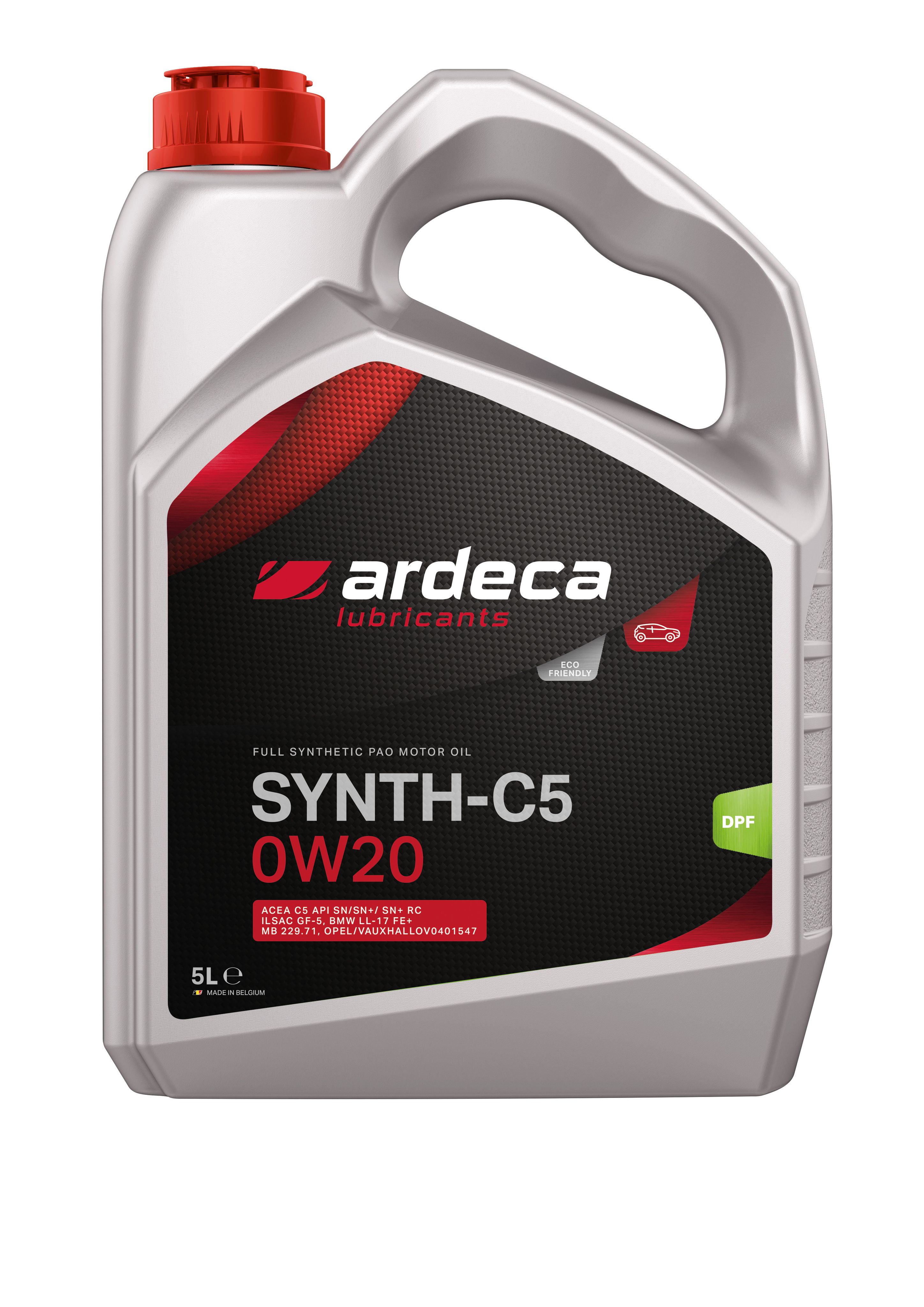 Моторное масло ARDECA SYNTH-C5 0W-20 Синтетическое 5 л - купить в ...