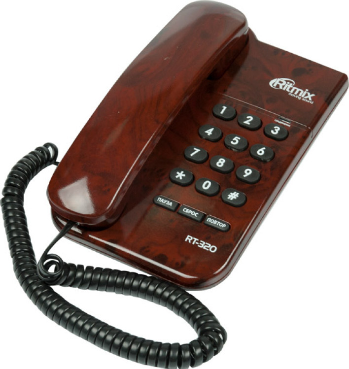 Проводной телефон RITMIX RT-320 (кофейный мрамор) - купить с доставкой ...