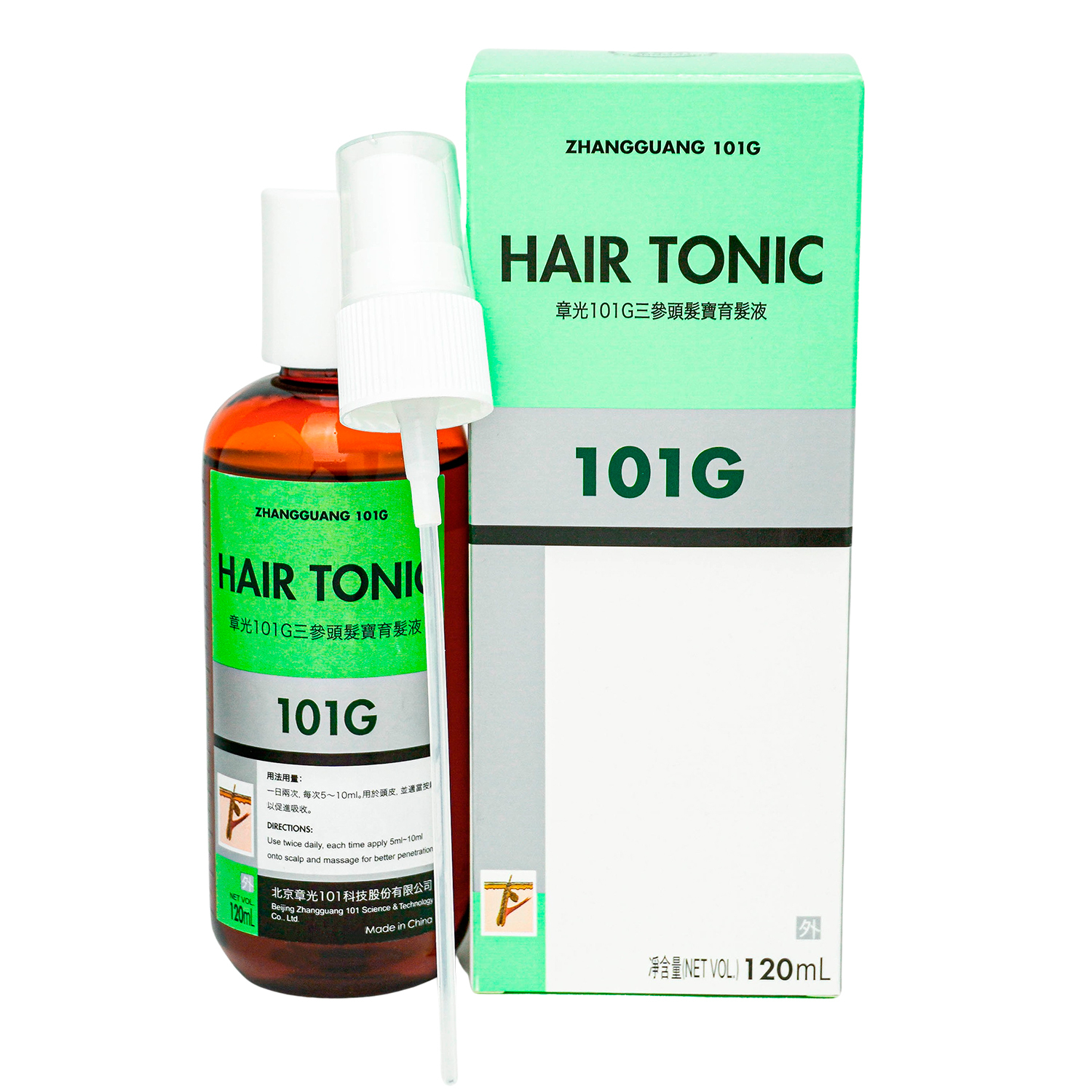 Zhangguang Fabao 101 G Hair Tonic (export-packing) Лосьон от выпадения ...
