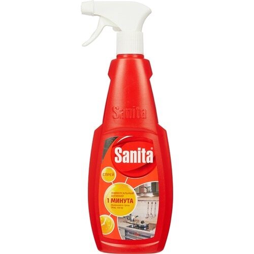 SANITA /1 минута, Чистящий спрей для кухни Sanita 500 мл - купить с ...