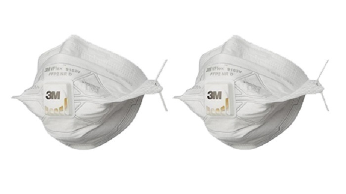 Респиратор универсальный 3M Респиратор 9162V 3М FFP2 до 12 ПДК, FFP2, размер Универсальный, 2 шт ...