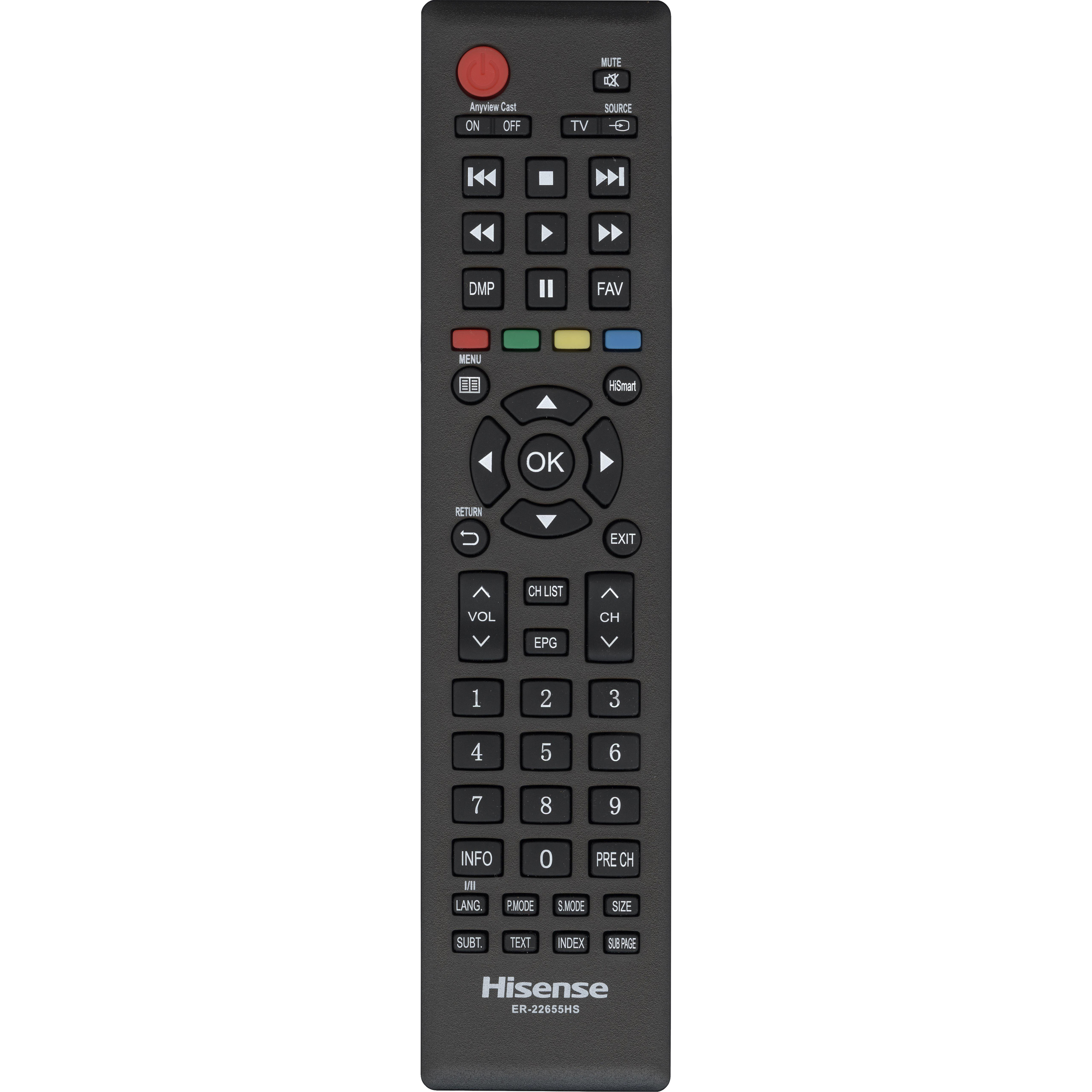 Пульт ДУ Hisense Пульт для телевизора ER-22655HS - купить по выгодной ...