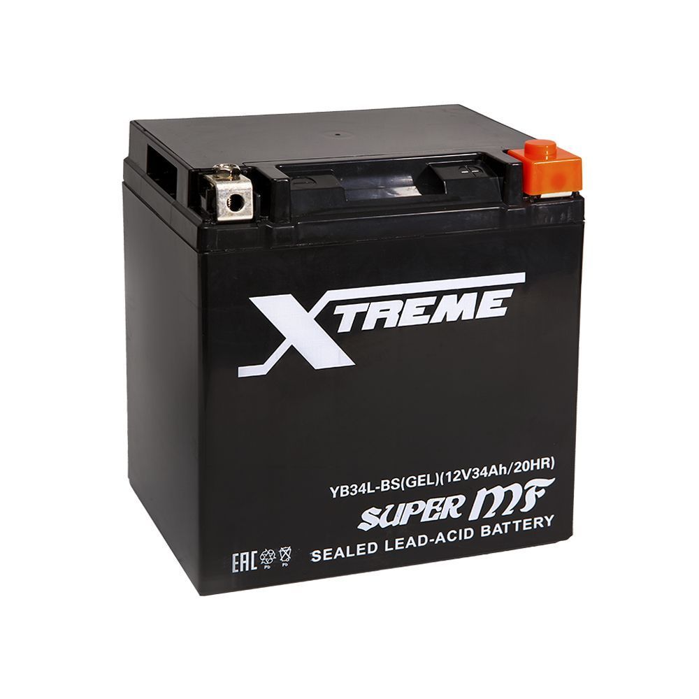Мото аккумулятор для снегохода Xtreme YB34L-BS GEL (34Ah) купить на ...