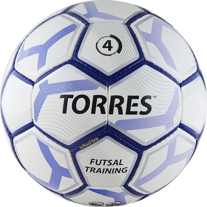 Футбольный мяч TORRES Futsal Training, 4 размер, белый — купить в ...