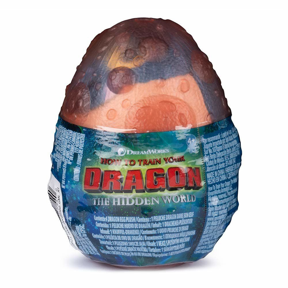 Мягкая игрушка-сюрприз Дракон в непрозрачном яйце, коричневое яйцо, 10 ...