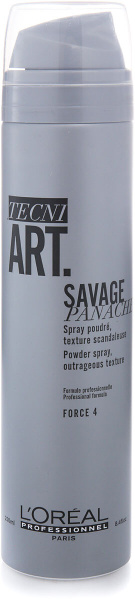 L'Oreal Professionnel Сухой спрей сильной фиксации Tecni.Art Savage ...