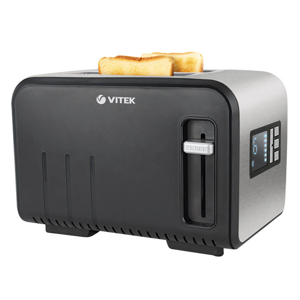 Тостер VITEK VT-1576, черный купить по выгодной цене в интернет ...