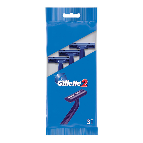 Одноразовая бритва мужская Gillette 2 Одноразовый станок Джилет с ...