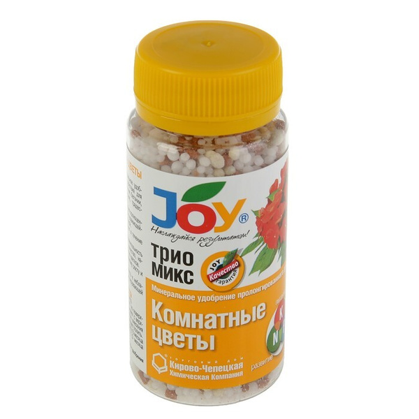 коплект 2 шт Удобрение минеральное ТРИО МИКС Комнатные цветы JOY ...
