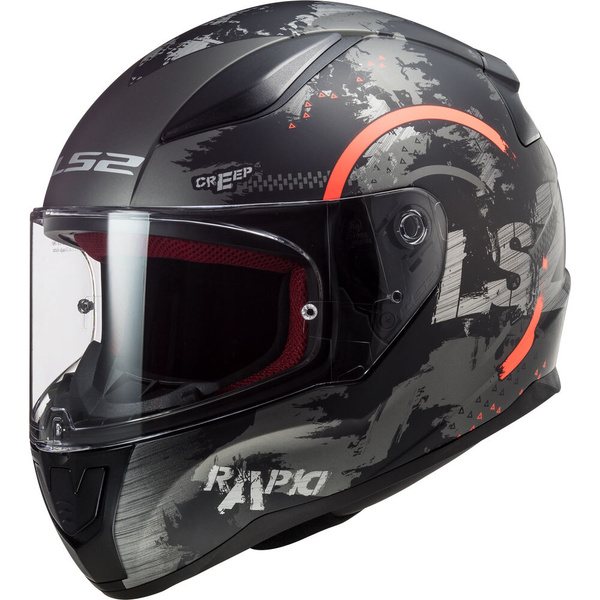 Мотошлем LS2 FF353 RAPID CIRCLE Gray-Orange - купить с доставкой по ...
