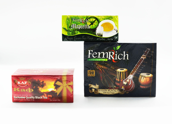 Чай цейлонский пакетированный высшего сорта FEMRICH Exclusive, FEMRICH ...