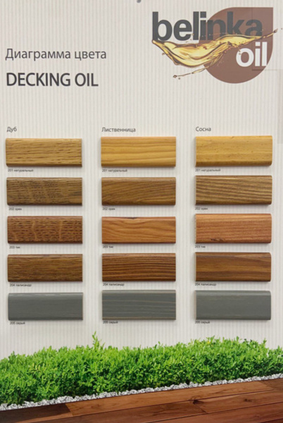 Belinka (БЕЛИНКА) Масло Oil Decking для наружных работ №202 Орех 0,75л ...