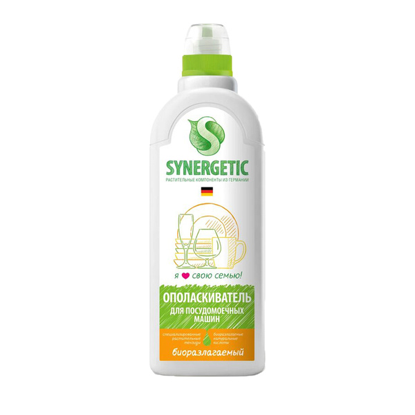Ополаскиватель для посудомоечной машины Synergetic 0,75 л - купить с ...