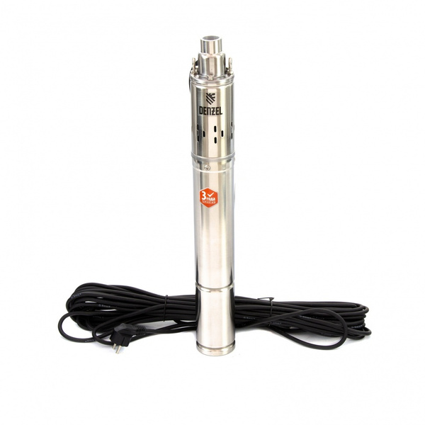 Скважинный насос DWS-3-75, винтовой, диаметр 3", 500 Вт, 1600 л/ч ...