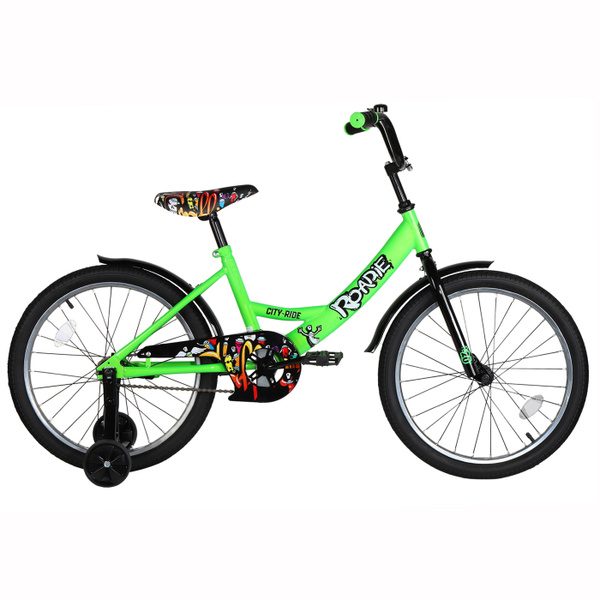 Велосипед детский CITYRIDE Roadie двухколесный, стальная рама, стальные ...