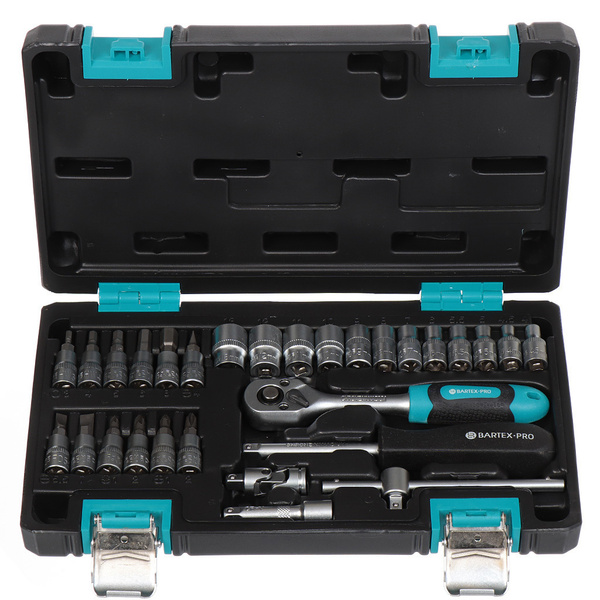 Набор инструментов Bartex 29 предметов, в органайзере, для дома и автомобиля - купить с ...