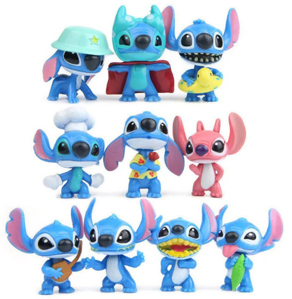 Набор фигурок Стича - из мультфильма "Лило и Стич" (10 шт.) - купить с ...