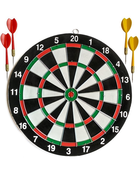 Дартс, 29 см. / Набор для игры в дартс с дротиками, 4 штук. - купить с доставкой по выгодным ...