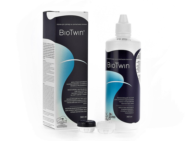 Раствор для линз OKVision BioTwin, 360 мл. + контейнер купить на OZON по низкой цене (275776617)