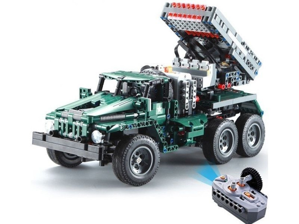 Радиоуправляемый конструктор машина "Катюша" 2 в 1 КаДа deTech (1369 ...