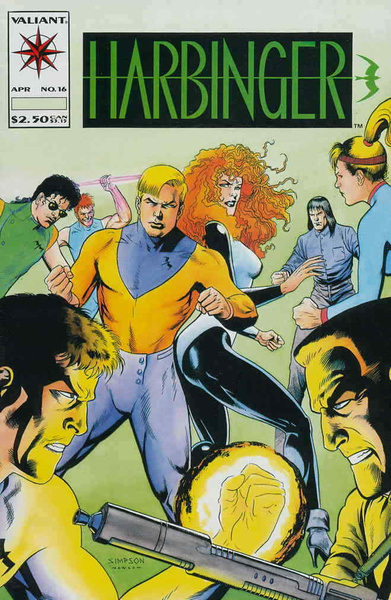 Harbinger Vol.1 №16. США Апрель 1993. Оригинальный комикс на английском ...
