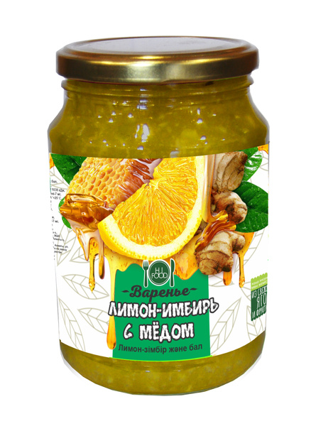 Варенье HI FOOD лимон-имбирь с медом, 900 г - купить с доставкой по ...