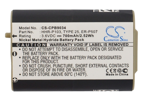 Аккумулятор для радиотелефона Panasonic HHR-P103, P-P103 - купить с ...