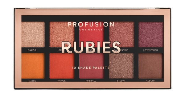 Палетка теней для век / Profusion Rubies 10 Shade Palette купить на OZON по низкой цене (1726226501)