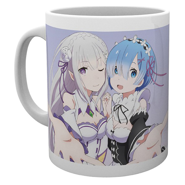 Кружка Re: Zero Starting Life In Another World: Rem & Emilia, 320 мл - купить с доставкой по ...