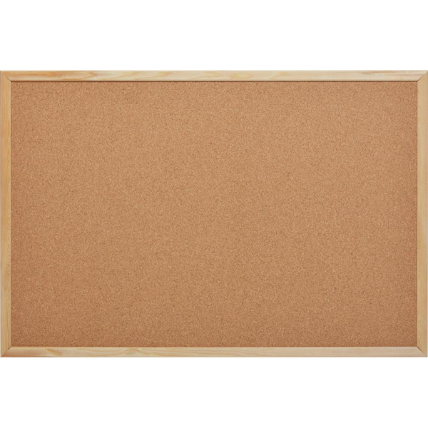 Доска пробковая 60х90 Attache Economy деревянная рама - купить с доставкой по выгодным ценам в ...