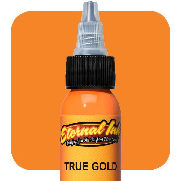 TRUE GOLD Eternal краска пигмент для тату оранжевый оттенок (1/2 oz ...