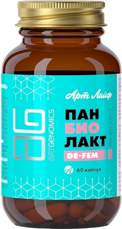 Панбиолакт Де-Фем (Panbiolact De-Fem) Арт Лайф, 60 капсул по 600 мг ...