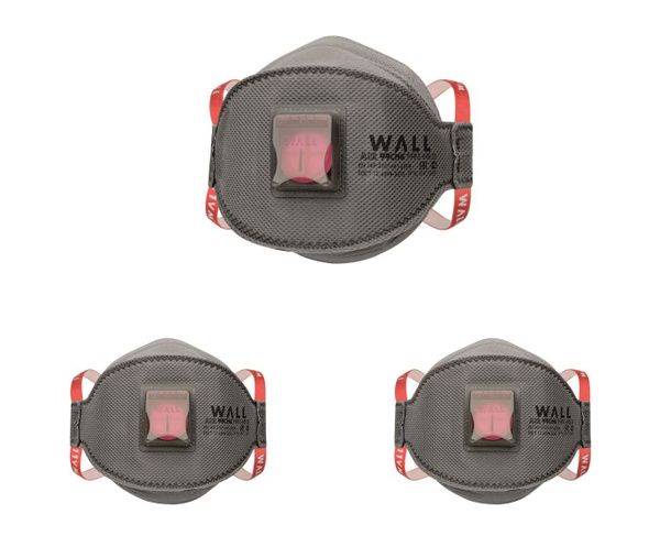 Wall Респиратор универсальный AIR 99 CHK, FFP3, 3 шт. - купить с доставкой по выгодным ценам в ...