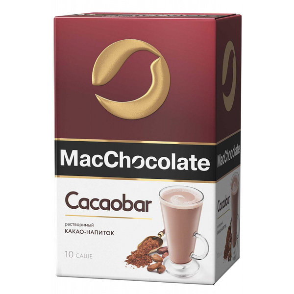 Какао Mac Chocolate Cacaobar, 10штx20г - купить с доставкой по выгодным ценам в интернет ...