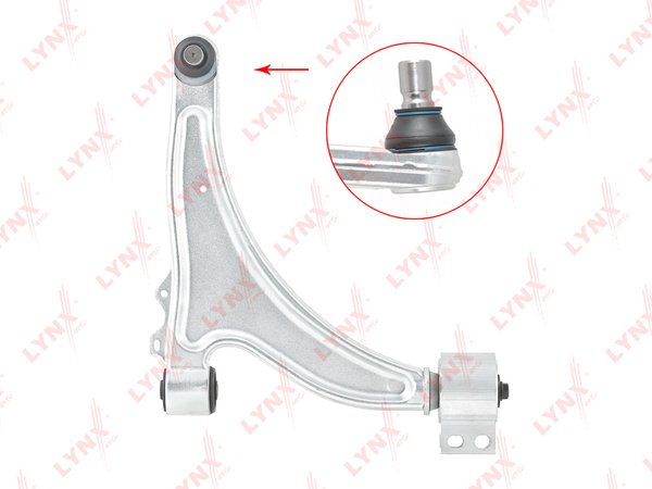 Рычаг передней подвески, нижний, справа арт. C5534R для OPEL; SAAB ...