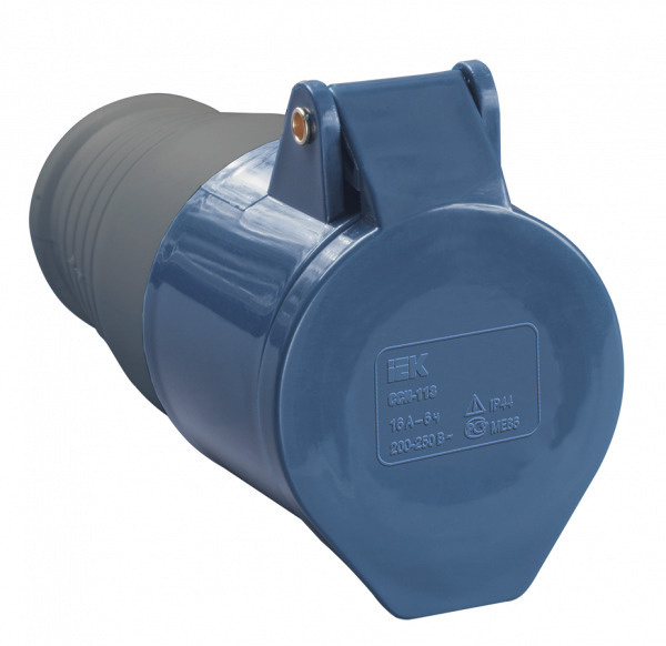 IEK Розетка 223 переносная 2Р+РЕ 32А 220В IP44 - купить по низкой цене ...