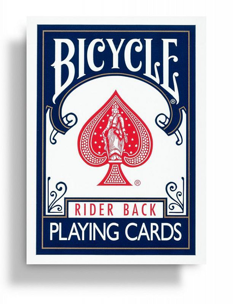 Карты "Bicycle rider back 808 standard poker playing cards blue ...
