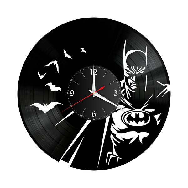 Настенные часы Бэтмен (Batman) из винила, #2 - купить по низкой цене в ...