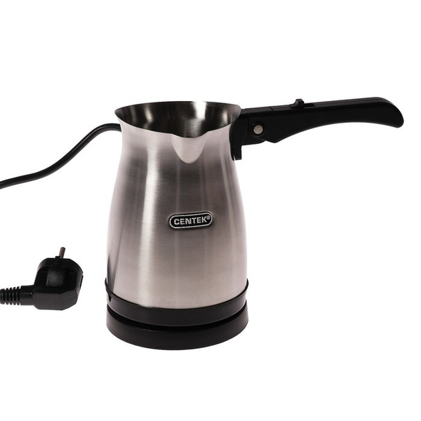 Турка электрическая Centek CT-1099 SS, 480 Вт, 0.5 л, серебристая - купить с доставкой по ...