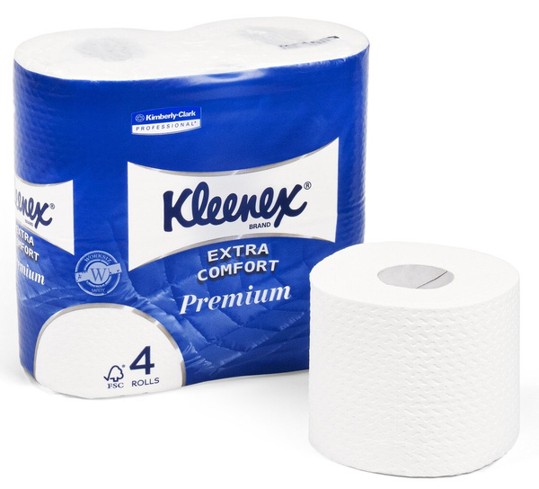 Туалетная бумага Kleenex Premium Extra Comfort 8484, 1 упаковка ...