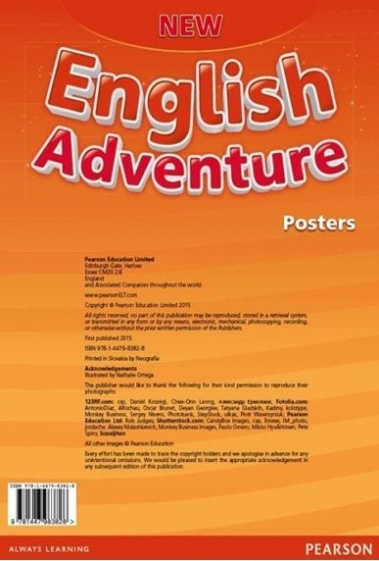 New English Adventure 2. Posters - купить с доставкой по выгодным ценам ...