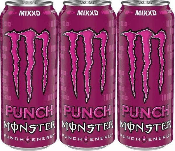 Энергетический напиток Monster Mixxd Punch / Монстер Микс Пунш 3 шт ...