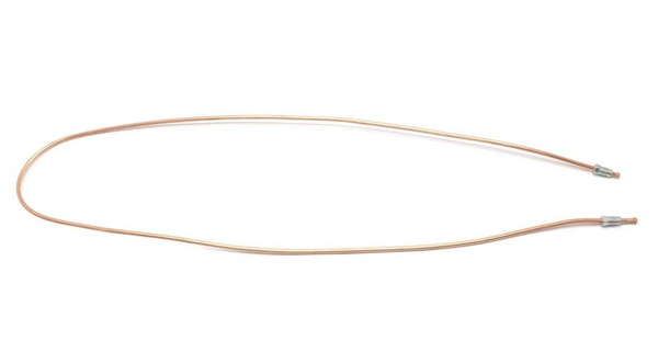 Трубка тормозная 1521 мм (медная / штуцер 12х1.0 мм) УАЗ 452, 469 ...