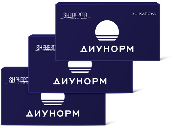 ДИУНОРМ капсулы 400 мг № 30 х 3 упаковки купить на OZON по низкой цене ...