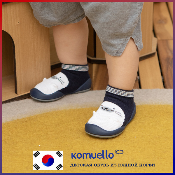 Тапочки Komuello Первые шаги - купить с доставкой по выгодным ценам в интернет-магазине OZON ...